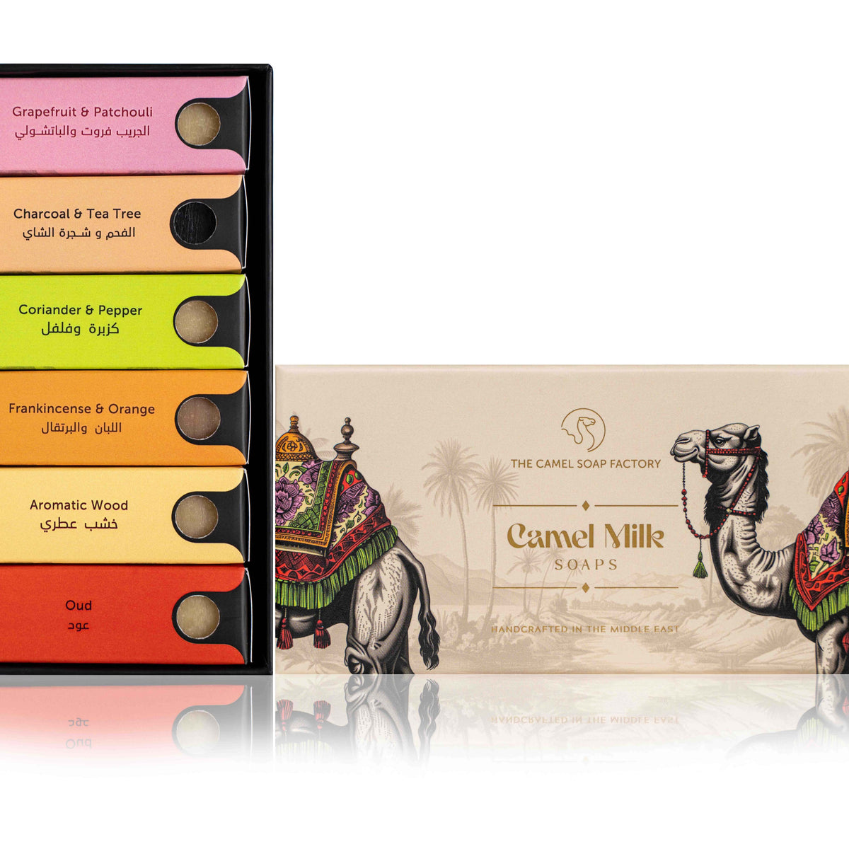 Heritage Gift Set (6x50g soaps) – The Camel Soap Factory