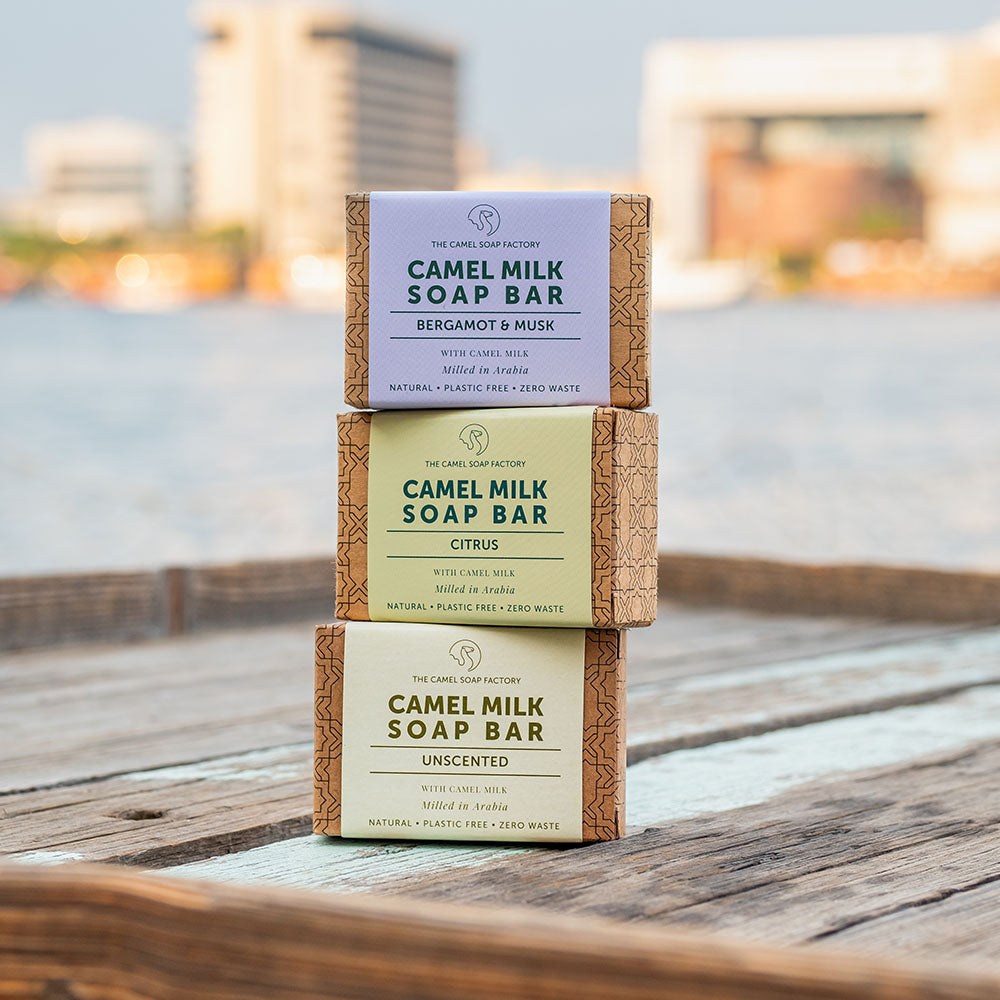 Middle Eastern soap bars made with natural ingredients & camel milk ...