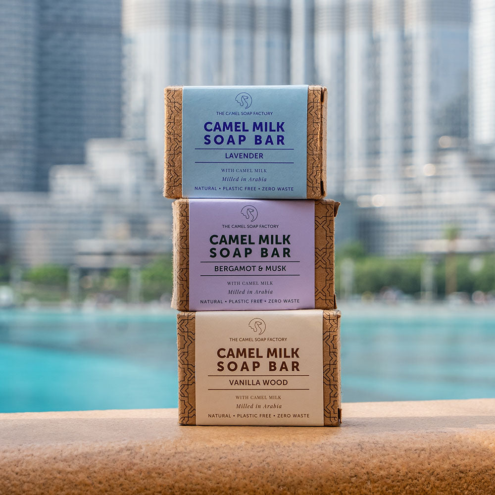 Middle Eastern soap bars made with natural ingredients & camel milk ...