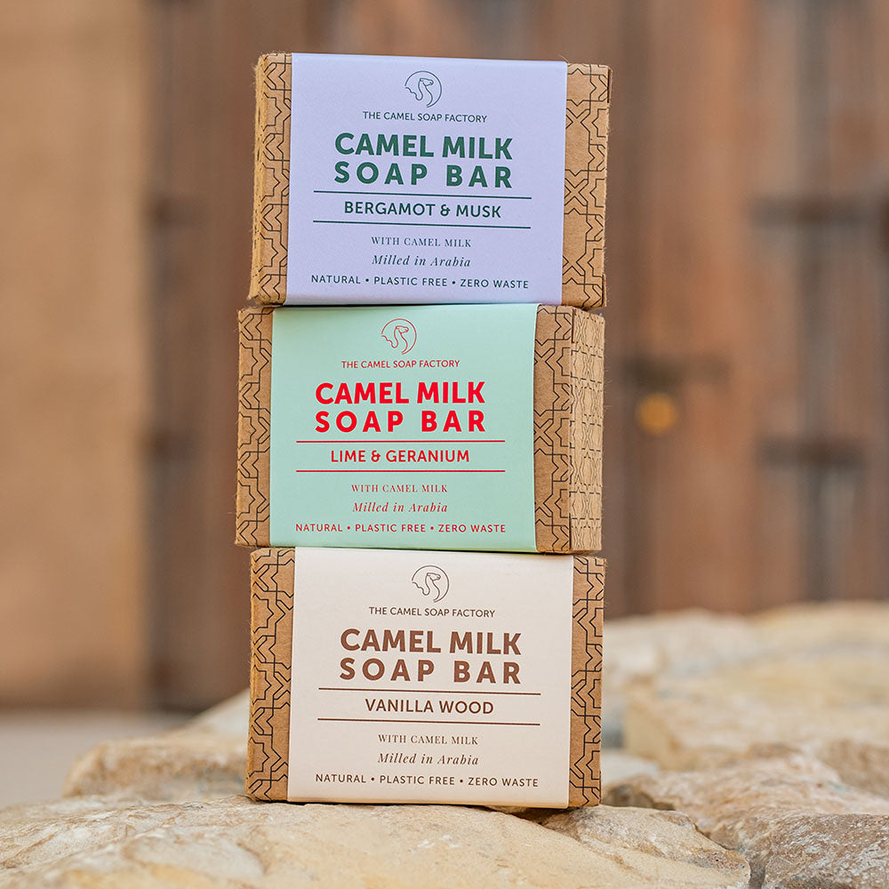 Middle Eastern soap bars made with natural ingredients & camel milk ...