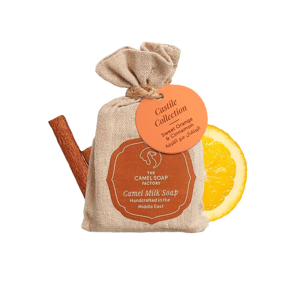 Sweet Orange & Cinnamon Castile Soap Bar – The Camel Soap Factory
