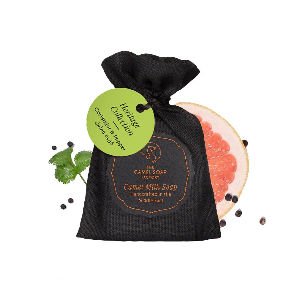 Coriander & Pepper Camel Milk Soap Bar – The Camel Soap Factory